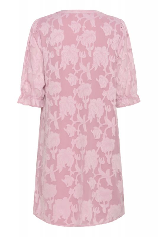 Cream Yana Dress | Pink Floral A-line Dress | Dressy.fi - Dressy